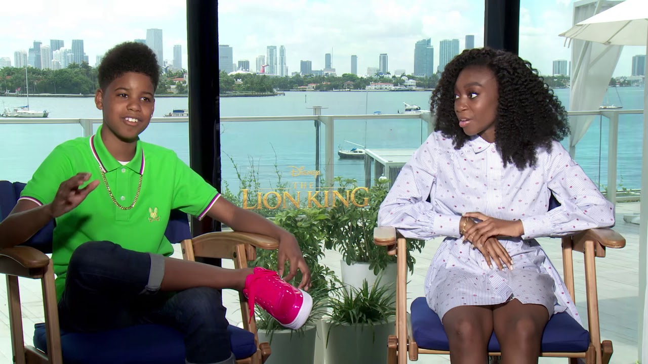 Clayton Gutzmore's The Lion King Interview with JD McCray and Shahadi ...