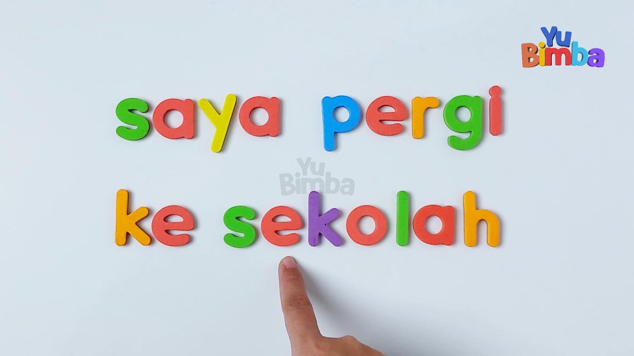 Belajar Membaca Kalimat Sederhana Tanpa Mengeja Untuk Anak SD TK PAUD ...