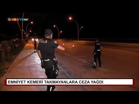 Emniyet kemeri takmayanlara ceza yağdı