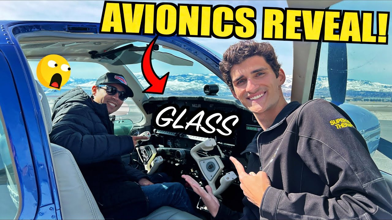 $120k Custom Glass Avionics Panel Reveal On Our Bonanza F33A! - YouTube