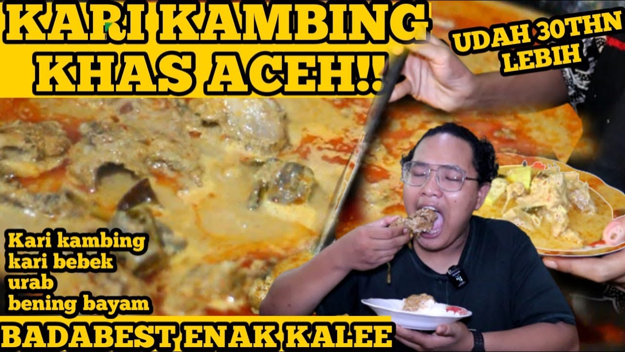 KARI BEBEK & KARI KAMBING KHAS ACEH‼️KUAHNYA KENTAL KALI SAMPE TAMBAH ...