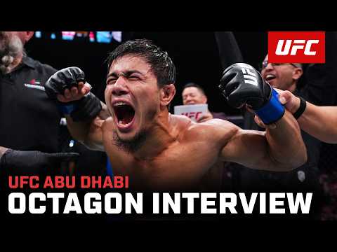 Ramazan Temirov Octagon Interview | UFC Abu Dhabi