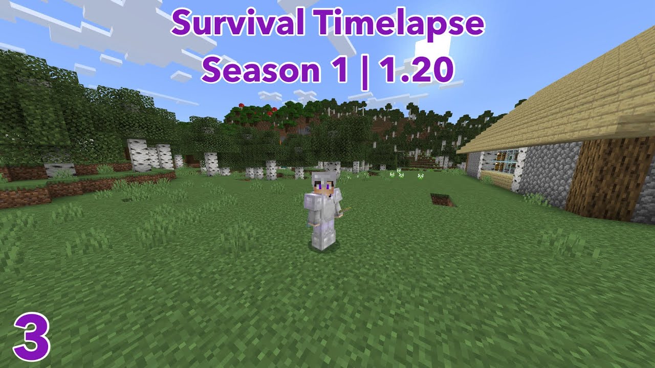 Escaping The Cave! | Minecraft Survival Timelapse Season 1 Episode 3 ...