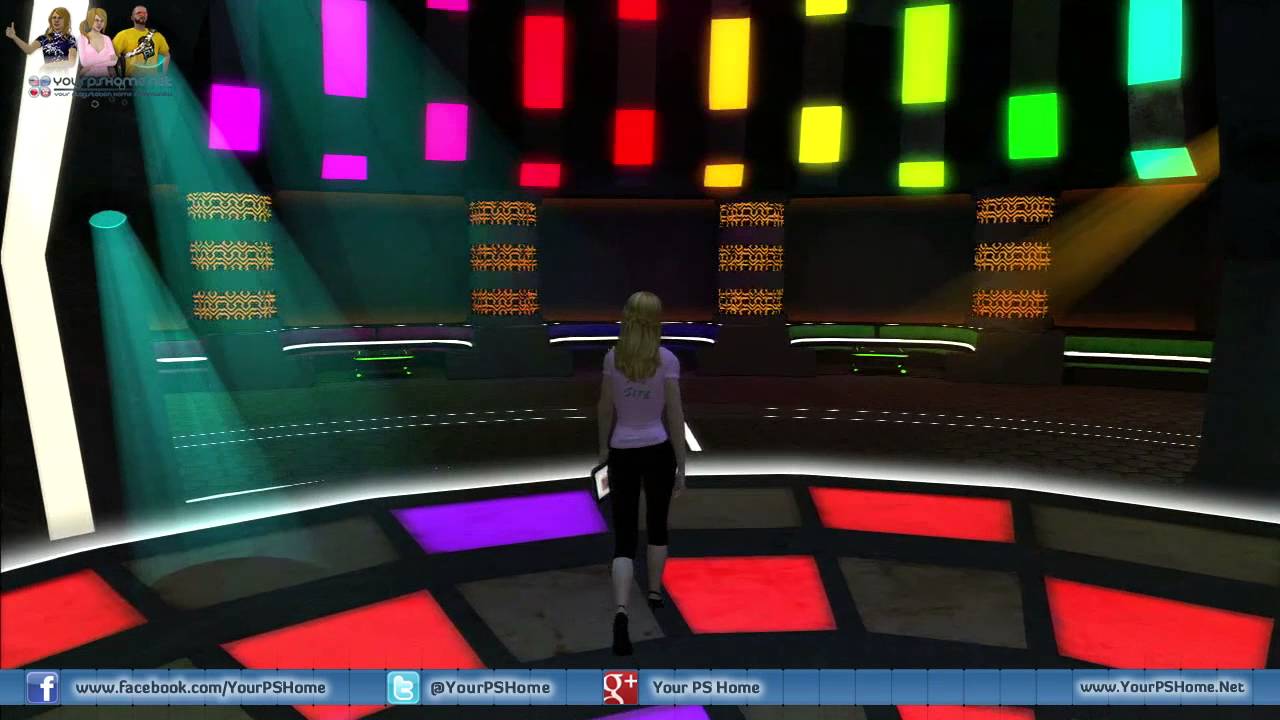 PlayStation Home Personal Space Tour - Club Luminosity - YouTube