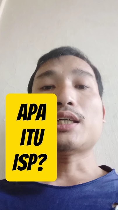 Apa itu ISP? - YouTube