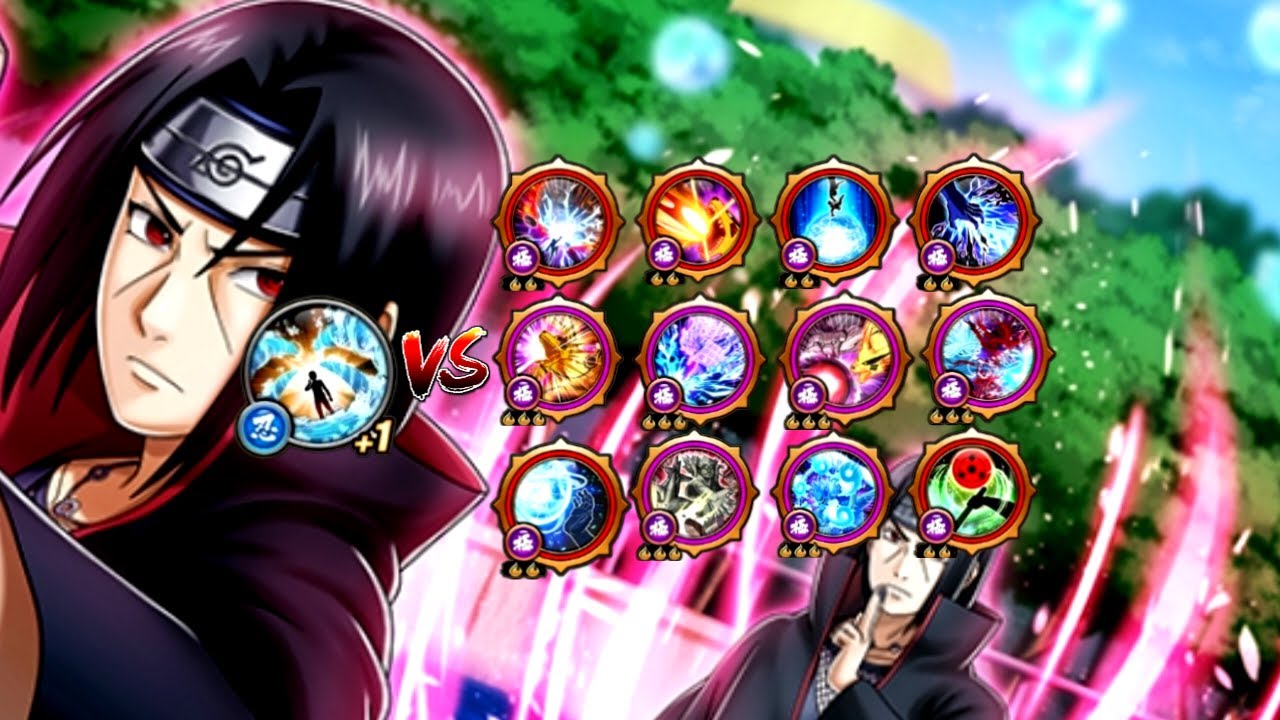 Itachi Akatsuki Water Style: Water Fang Bullet Planned Burst VS EX ...