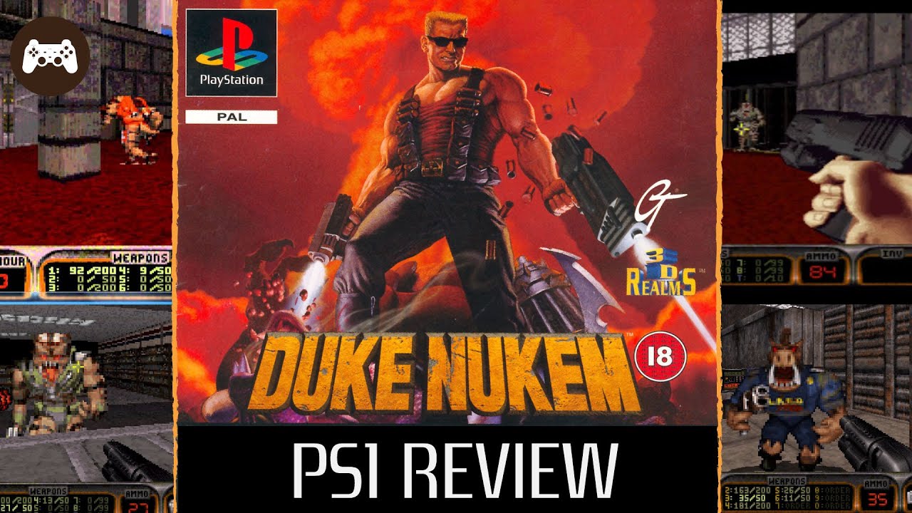 Duke Nukem 3D PS1 Review - Duke Nukem 3D PSX - YouTube