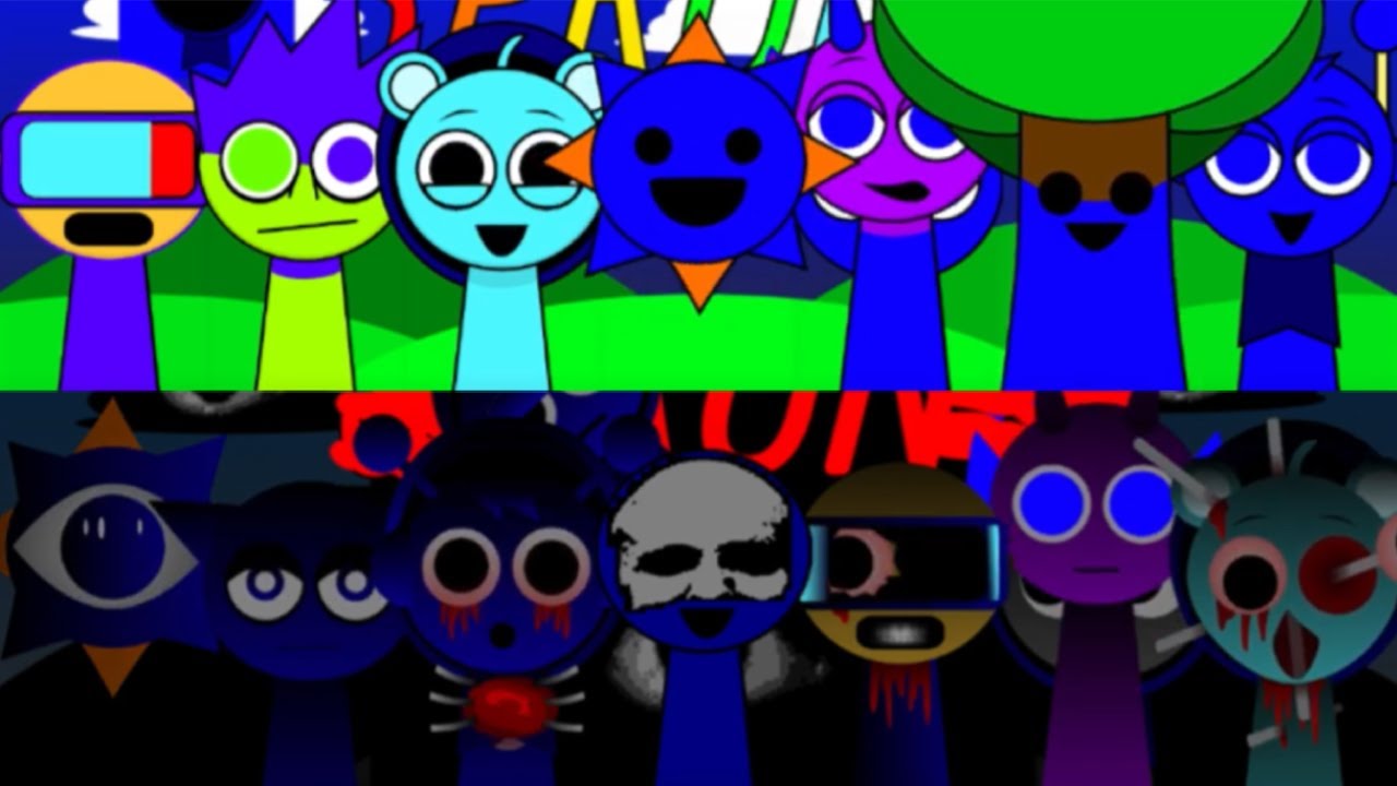 Sprunki but everyone turned into Jevin #2💙Everyone is so blue🙄🤗 ...