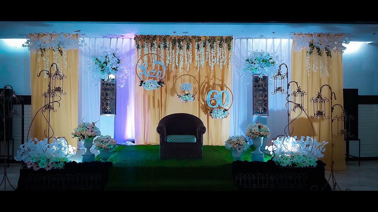 DIY Backdrop Decoration | How to Decorate your Event - YouTube