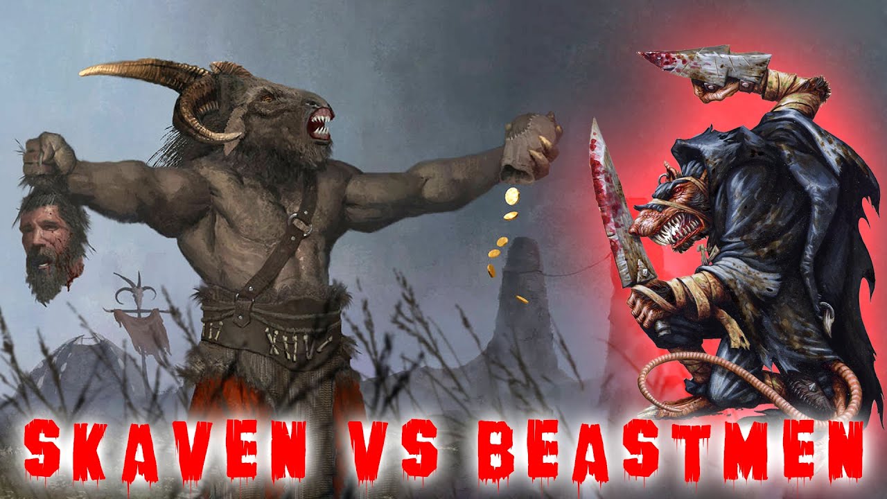 Best Total War | Skaven Vs Beastmen | The Madness Battle Of The Rats ...