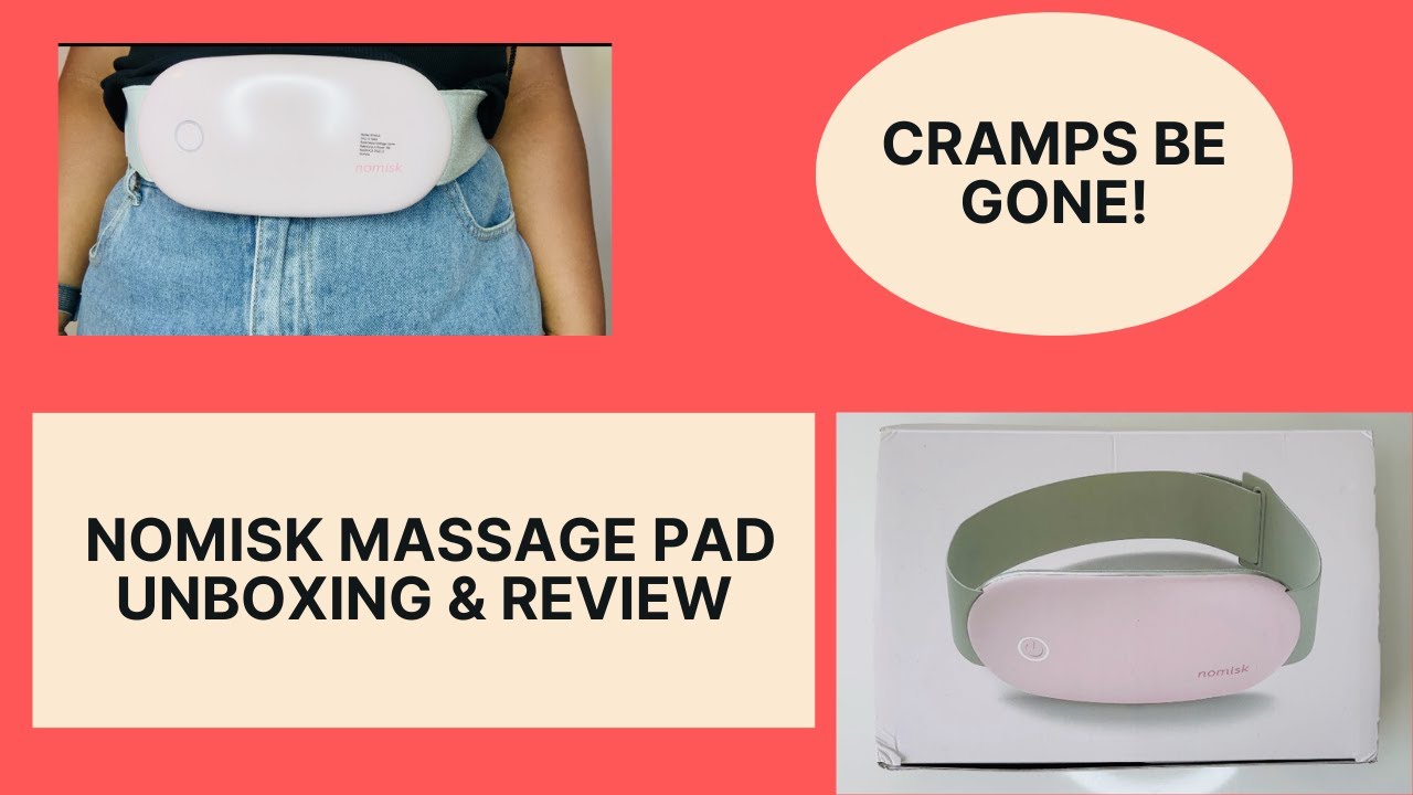 Say Goodbye to Cramps: Nomisk Massage Pad Review & Demo - YouTube