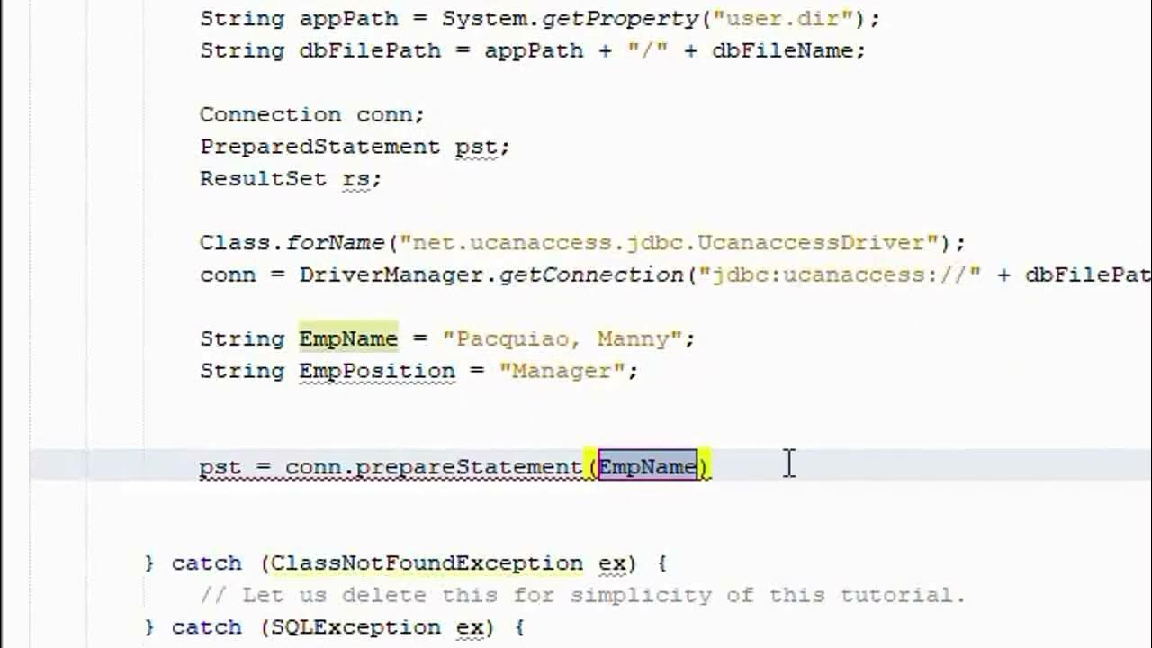 Part 1 Add Or Insert Data In Ms Access Using Ucanaccess In Java Netbeans 80 Youtube