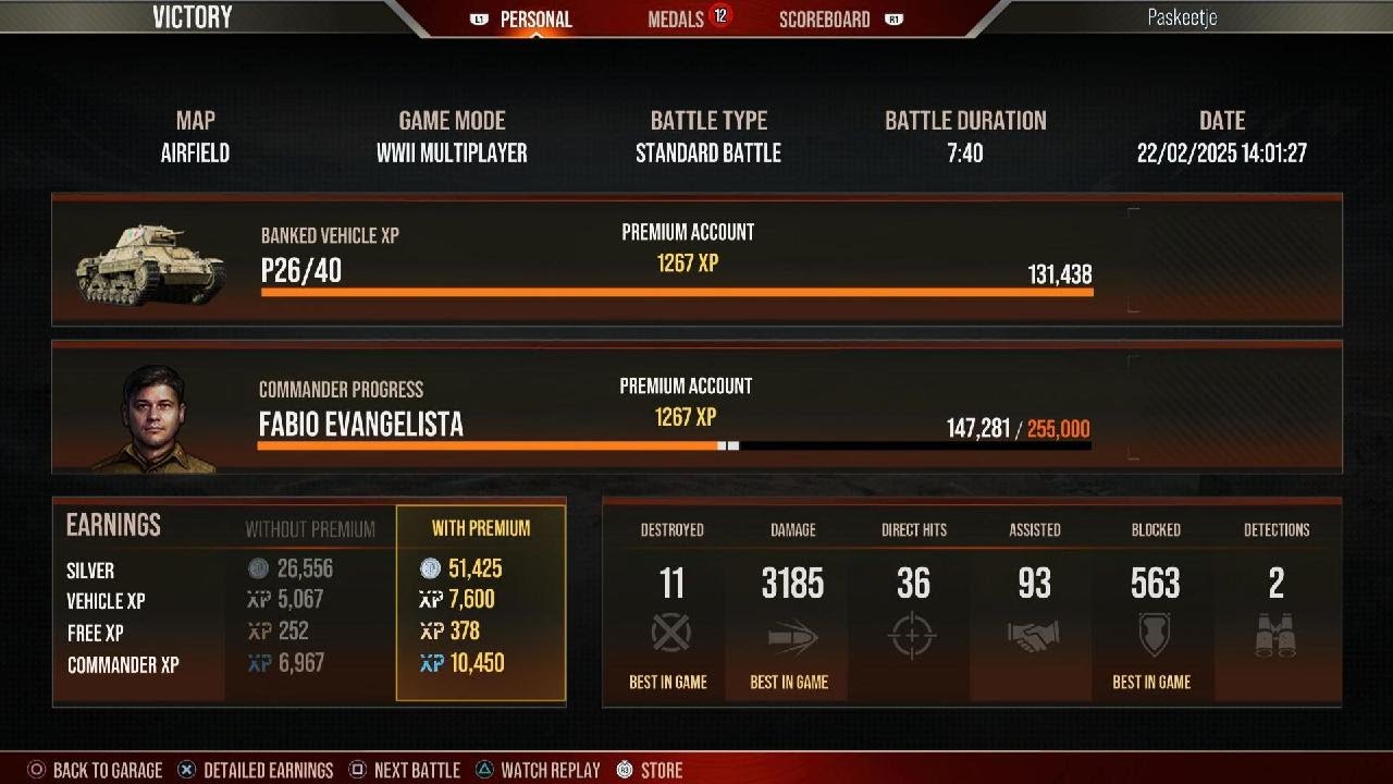 P26/40, Ace Tanker, 11 Kills, Kolobanov (1 vs 7), 3.2k damage (WOT ...