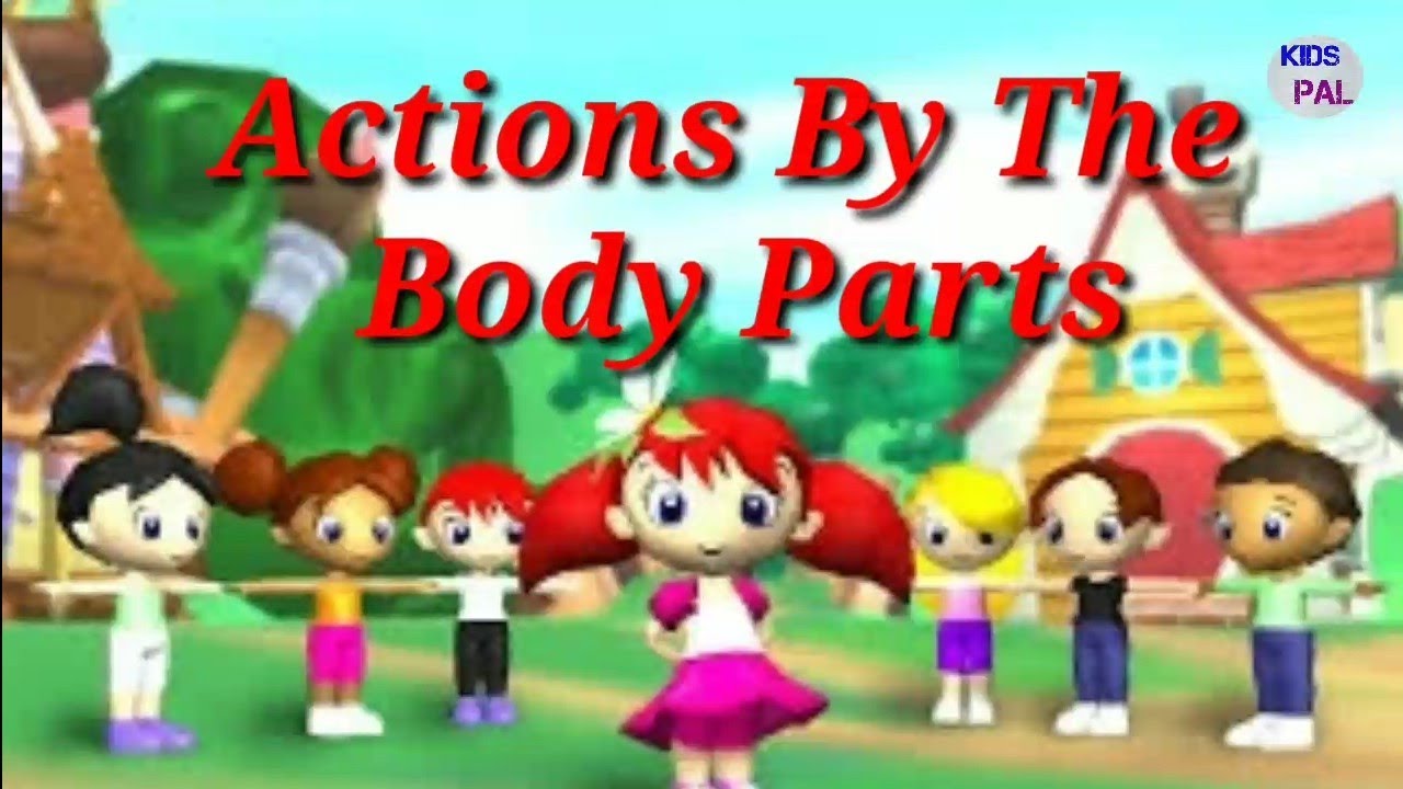 Actions by The Body Parts_Body Parts_Parts of the Body with their ...