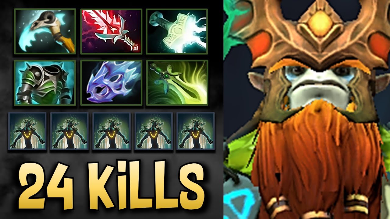 Nature's Prophet Dota 2 7.35 with 24 Kills and Mjolnir - Dota Gameplay ...