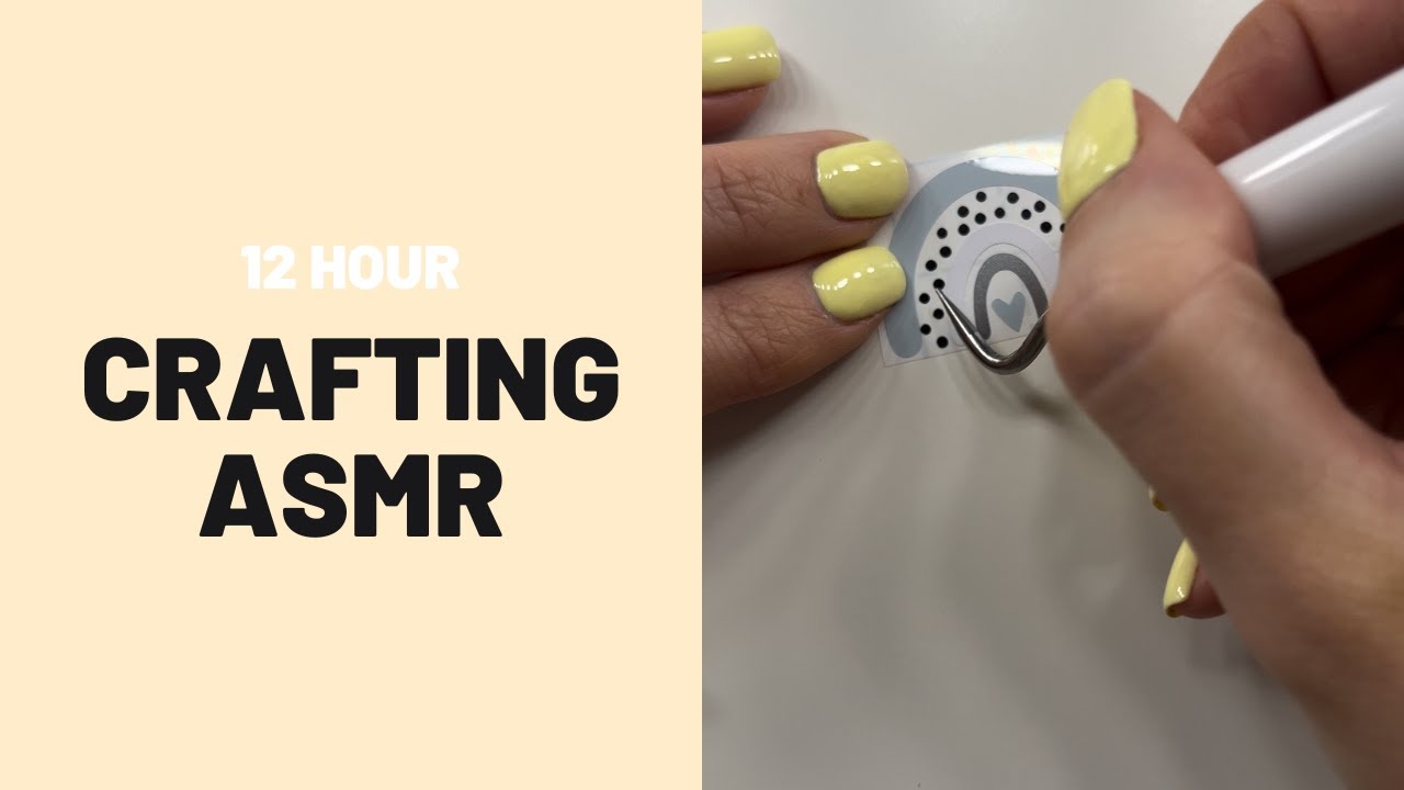 ASMR Crafting No Talking - Super Satisfying Craft ASMR - 12 hours for ...