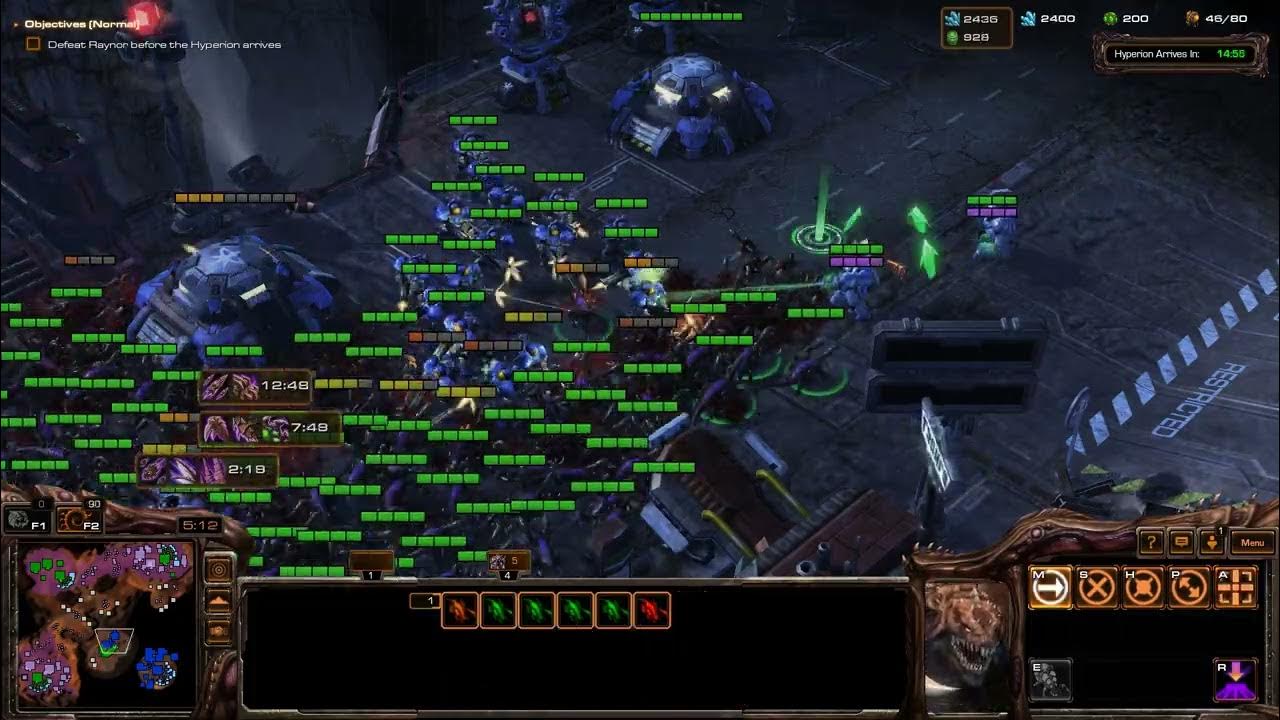 StarCraft II zero hour but we are the enemy! - YouTube