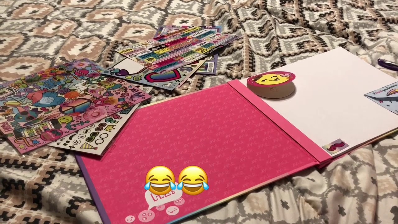 Just my style Emoticon Scrapbook - YouTube
