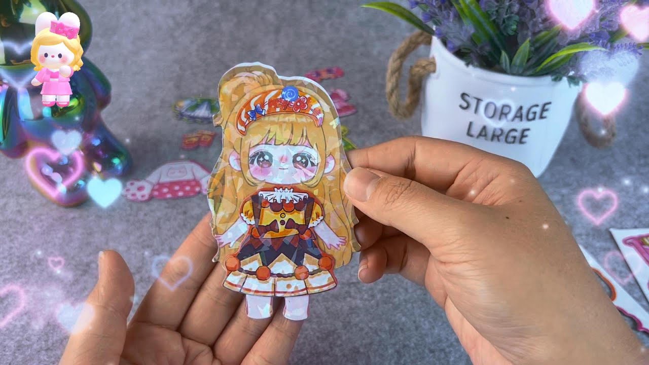 12 Minutes Satisfying with Unboxing “Pink” Sticker Dress Collection for ...