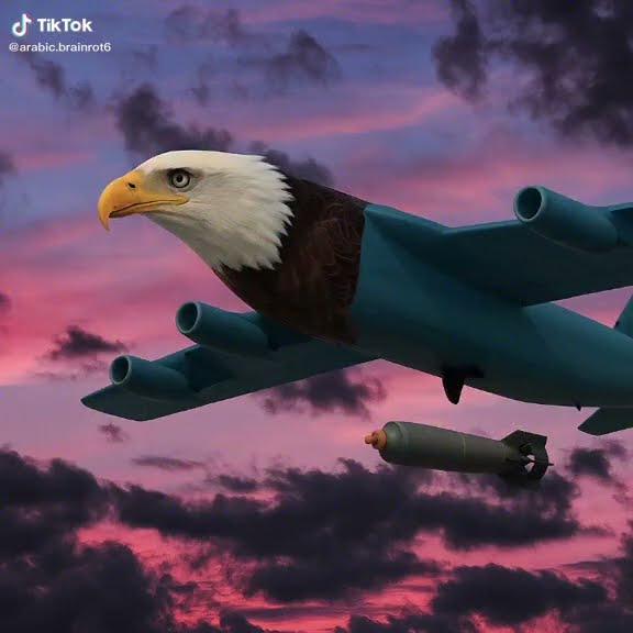 Bombardiro Eagle (original video) #arabbrainrot #brainrot # ...
