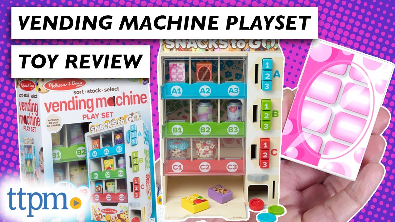 Sort, Stock, and Select with This Wooden Vending Machine Toy! - YouTube