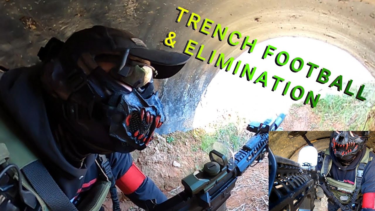 TRENCH FOOTBALL & ELIMINATION - YouTube