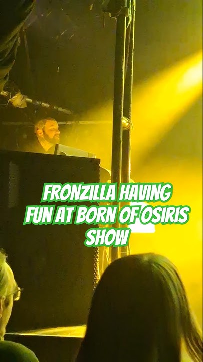 Fronzilla ( Attila ) having fun at Born of Osiris Show in Vienna 2024 - YouTube