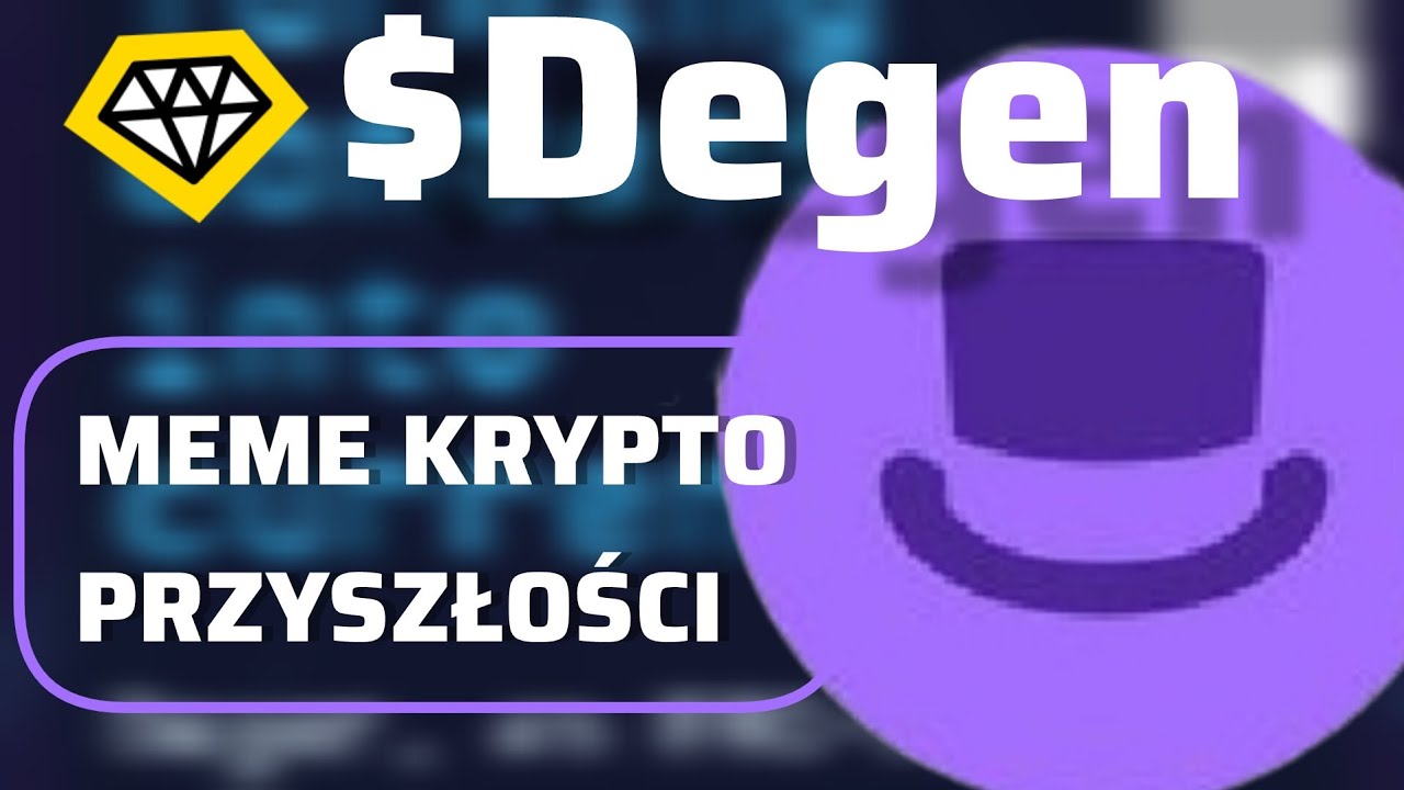 $DEGEN🎩 - MEME COIN na BASE KTÓRY JEST RÓWNIEŻ BLOCKCHAINEM 🦾💎💸 - jest ...