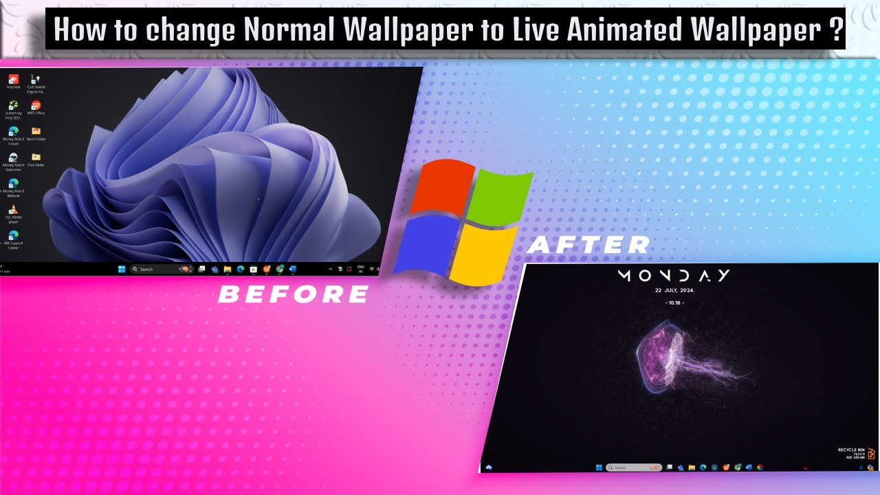 Transform Your Windows Desktop: Transparent Taskbar, Live Wallpaper ...