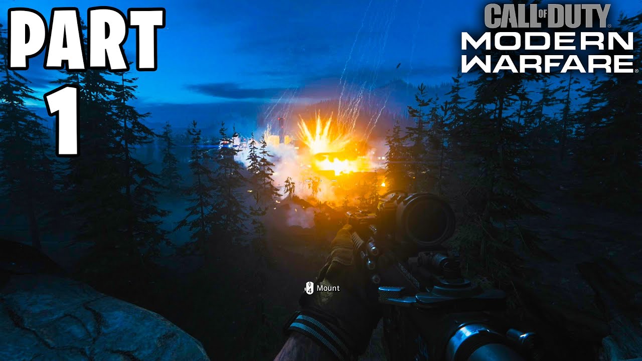 Call of Duty Modern Warfare Campaign Gameplay Walkthrough - Part 1 ...