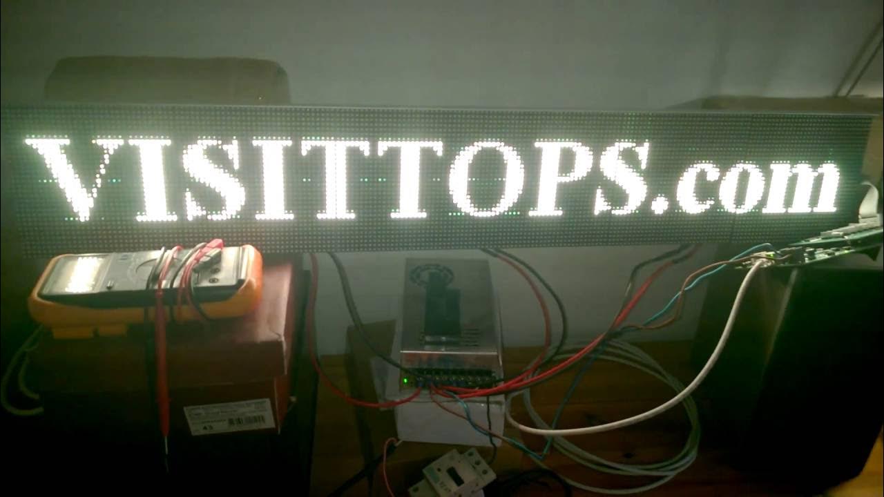 LED Panel Test 4 - YouTube