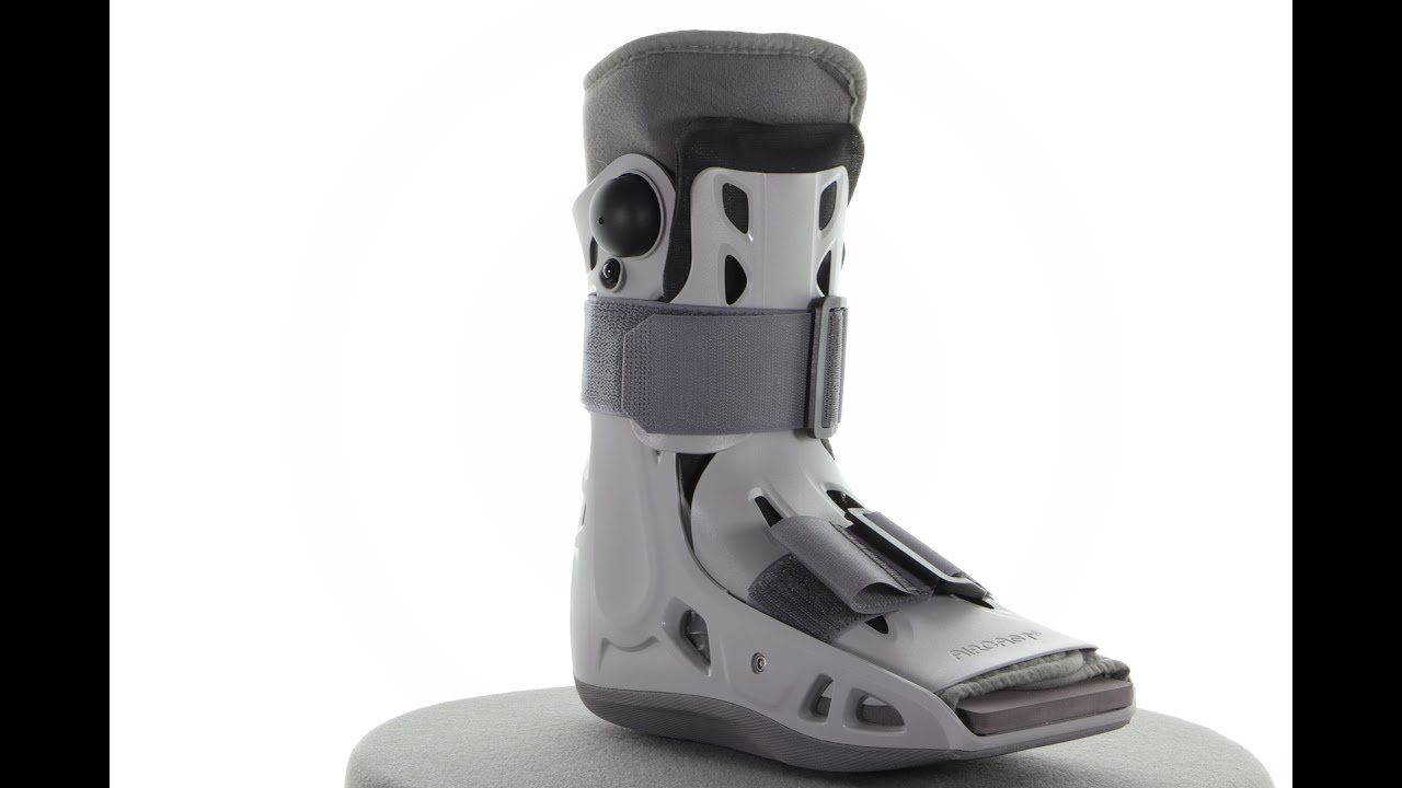 Air Cast Boot - Short Airselect Model - YouTube