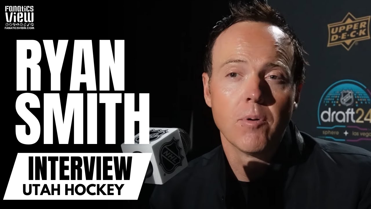 Ryan Smith Breaks Down The Future of Utah Hockey at NHL Draft 2024, How Utah Will Be Successful ...