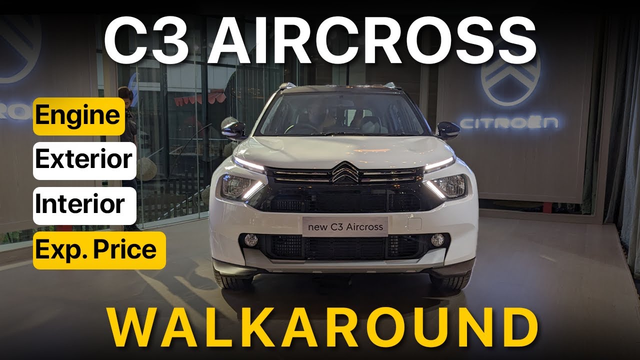 Citroen C3 Aircross Walkaround | The First Look - YouTube