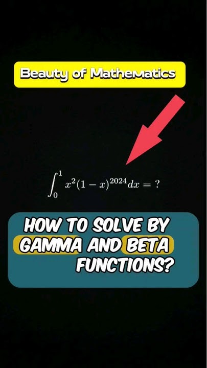 Gamma & Beta Functions in Action: Solving a Challenging Integral! # ...