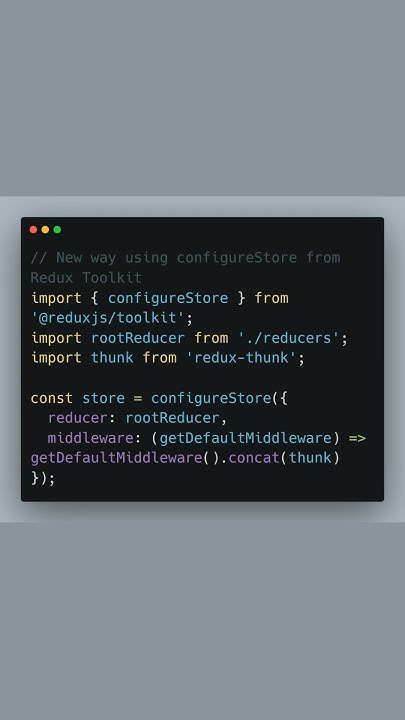 Redux Refactor Createstore To Configurestore Redux Youtube