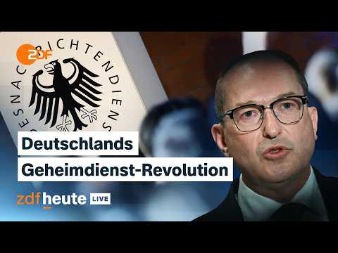 More powers for the BfV and BND | ZDFheute live
