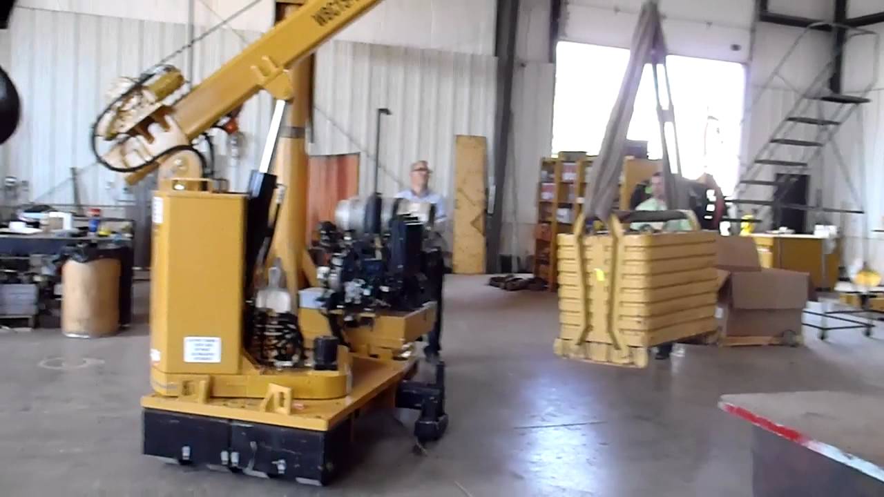 7.5 ton Walk Behind Crane 6.MP4 - YouTube