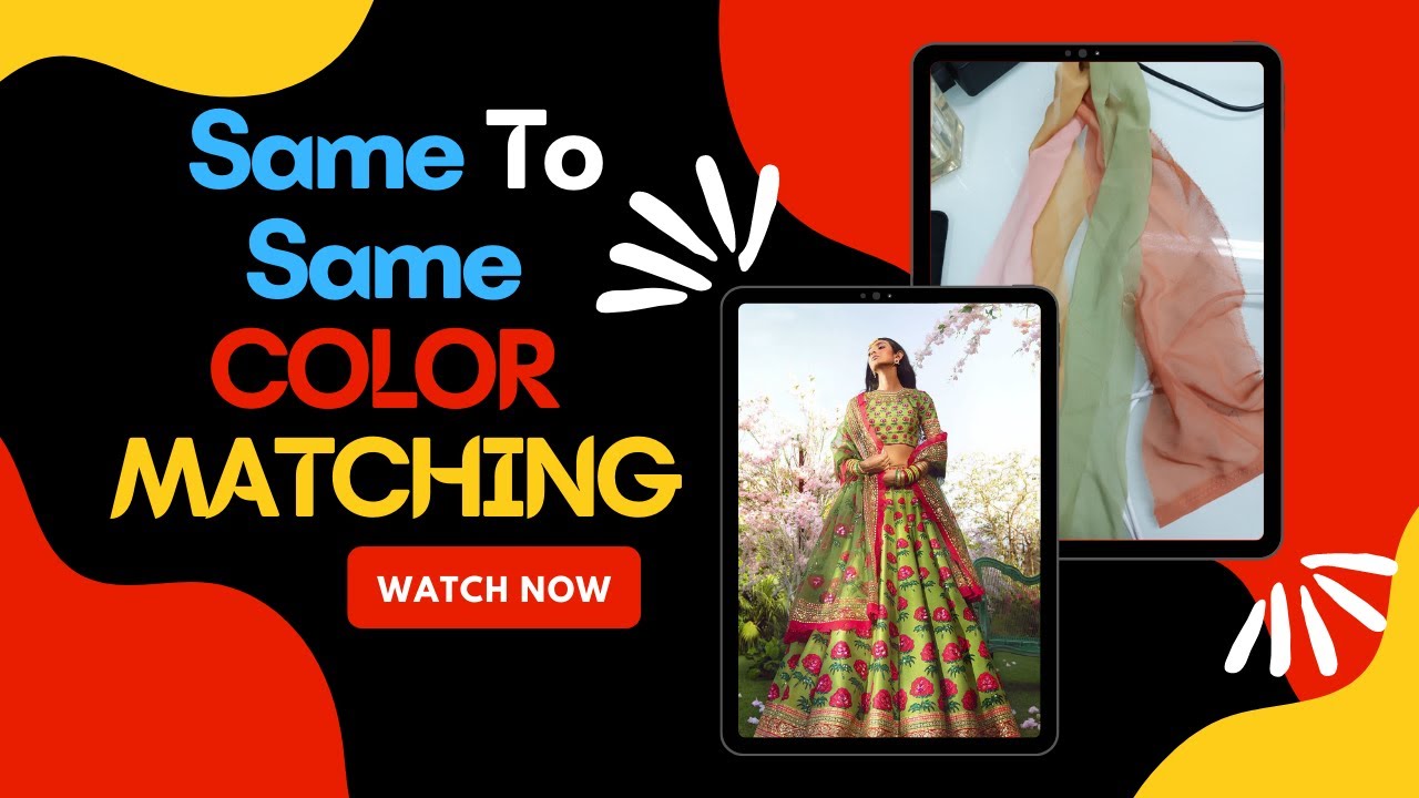 SAME To SAME TO COLOR MATCH IN PHOTOSHOP FOR #textile #Digitalprint # ...