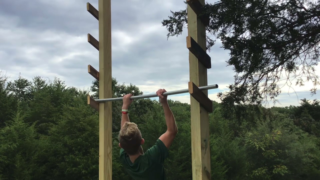Building a salmon latter in my backyard - YouTube