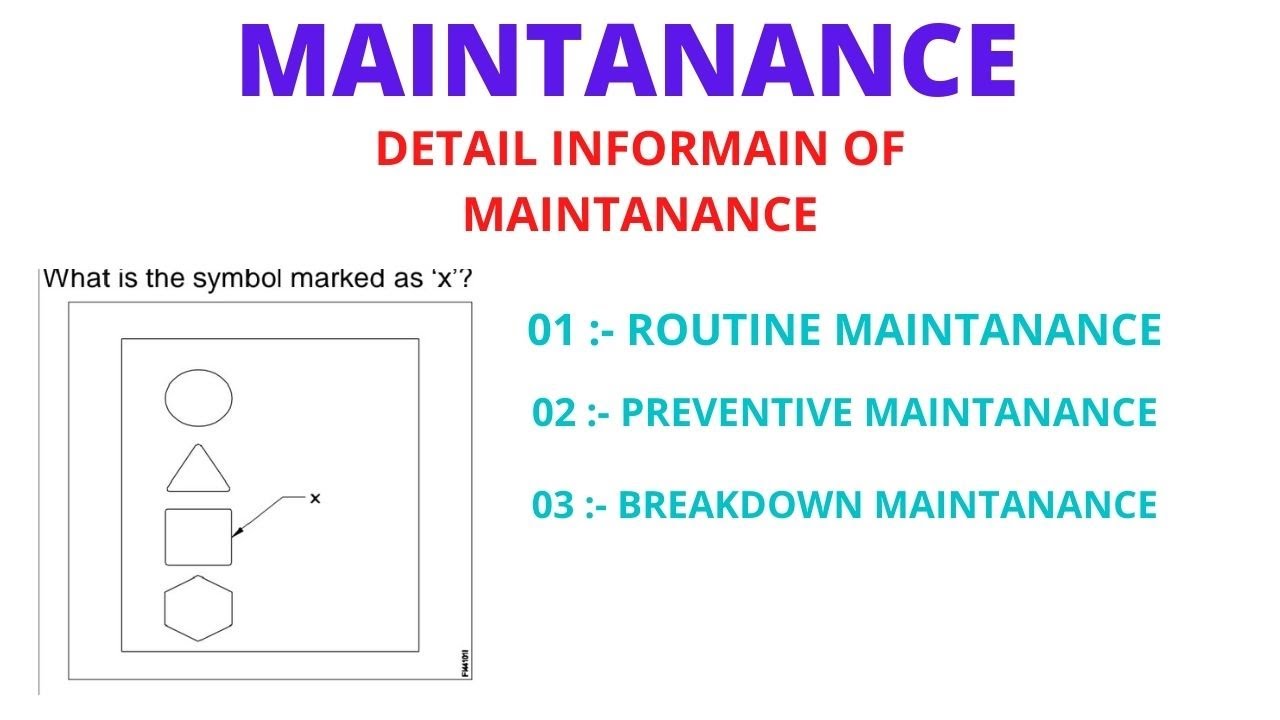 What is Maintenance? Types of Maintenance | Benefits of Routine ...