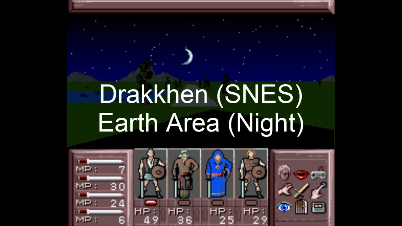 Drakkhen (SNES) - Earth Area (Night) - YouTube