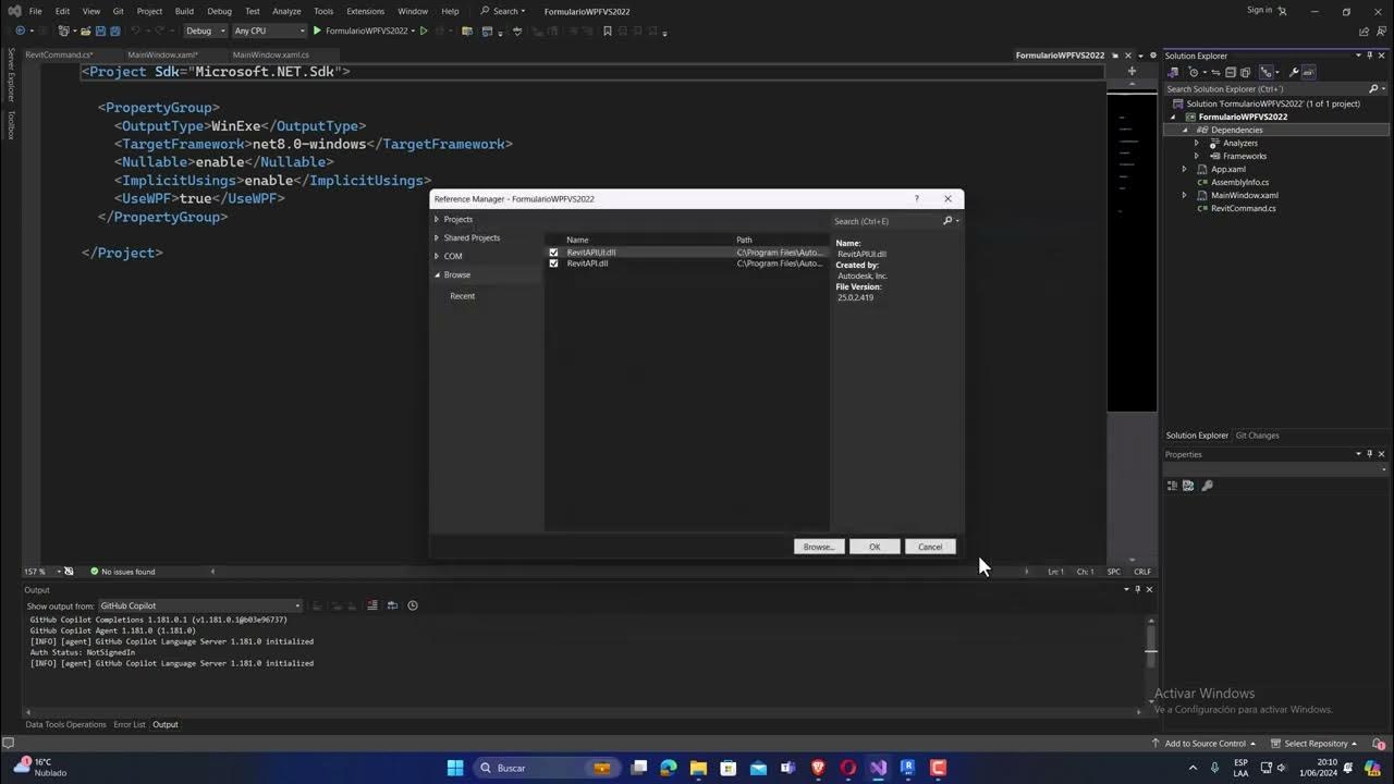 Formulario Hola mundo creado con Visual Studio Community 2022 - YouTube