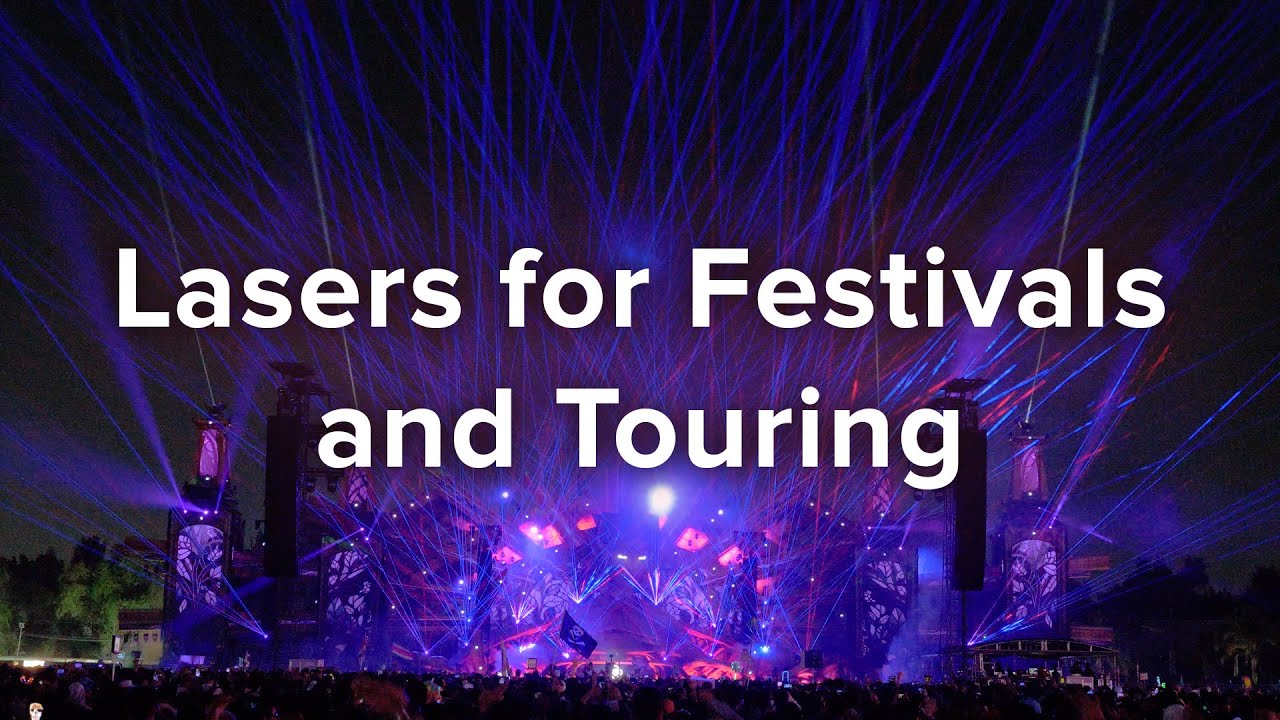 Lasers for Festivals and Touring | Unity Lasers - YouTube