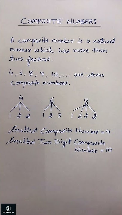 Composite Numbers - YouTube