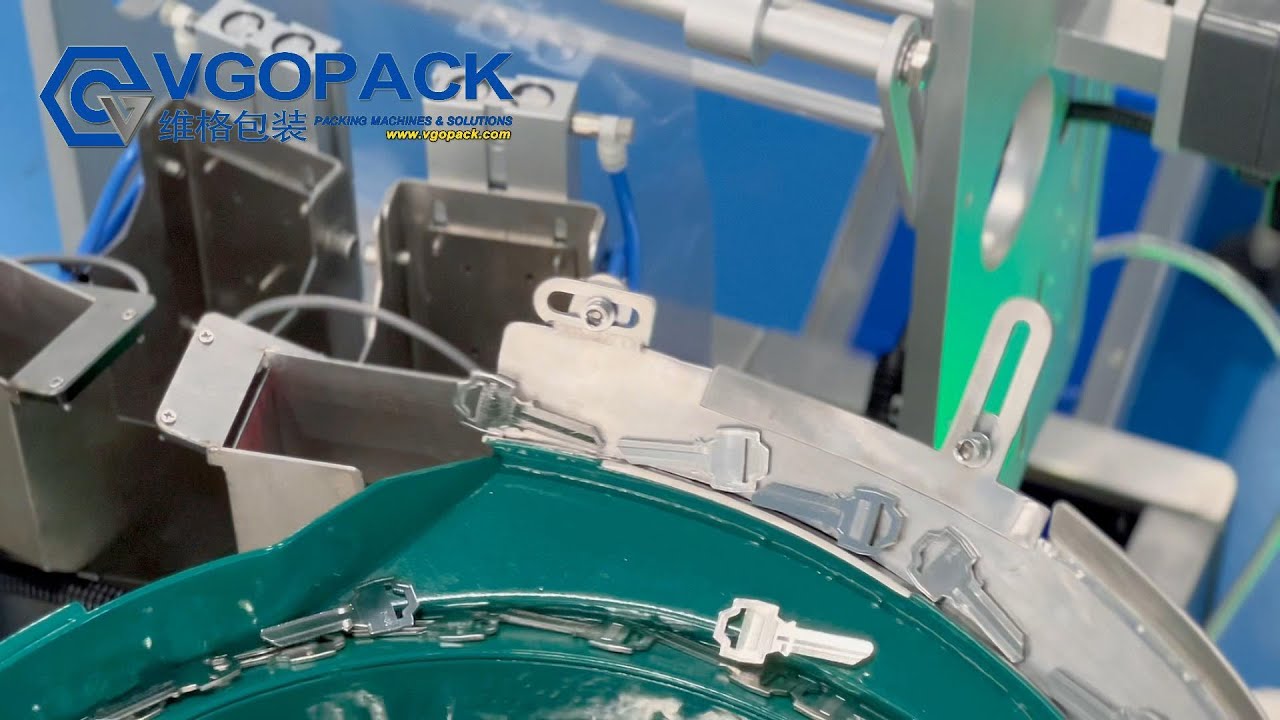VGOPACK | Key Blanks Packing Machine with Counting Vibration Feeder ...