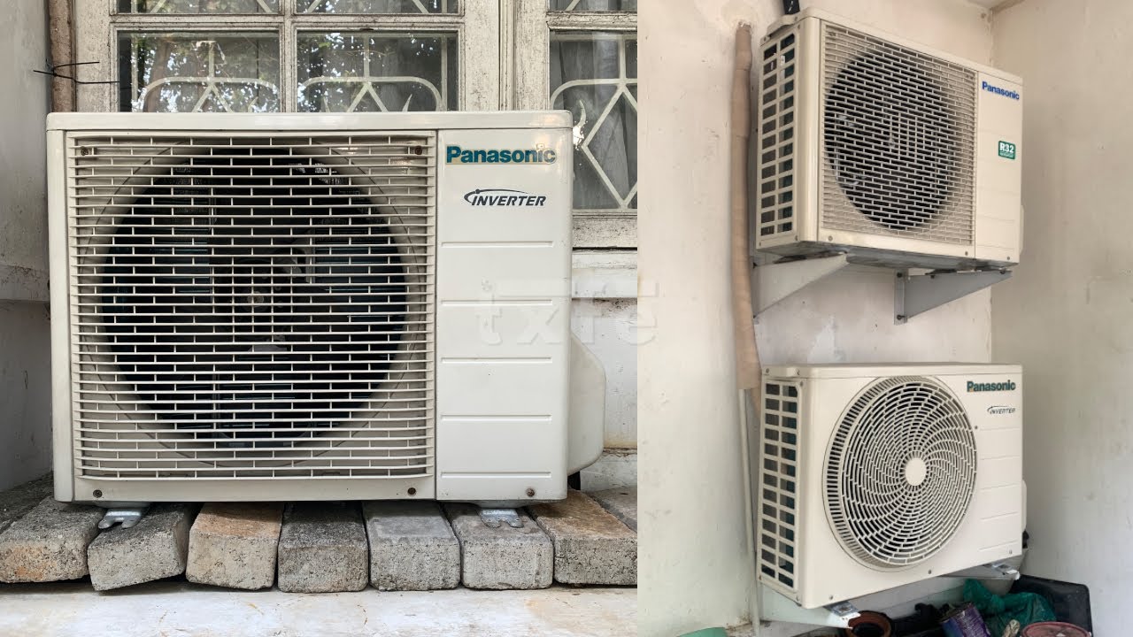 3 Panasonic Split AC Condensing Units - YouTube