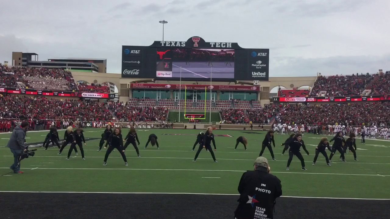 Texas Tech Pom Squad - "Pep Rally" 2016 - YouTube