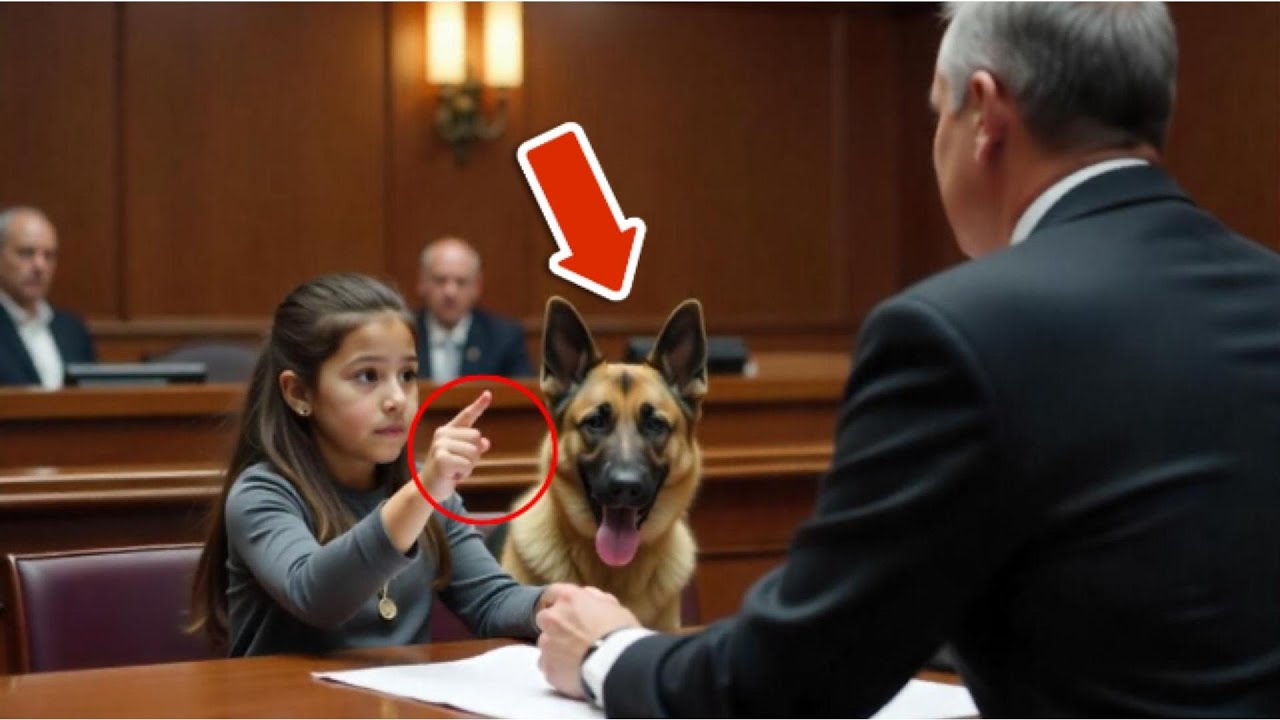 Little Girl Silently Signals Her K9 Dog in Court. What Happens Next ...