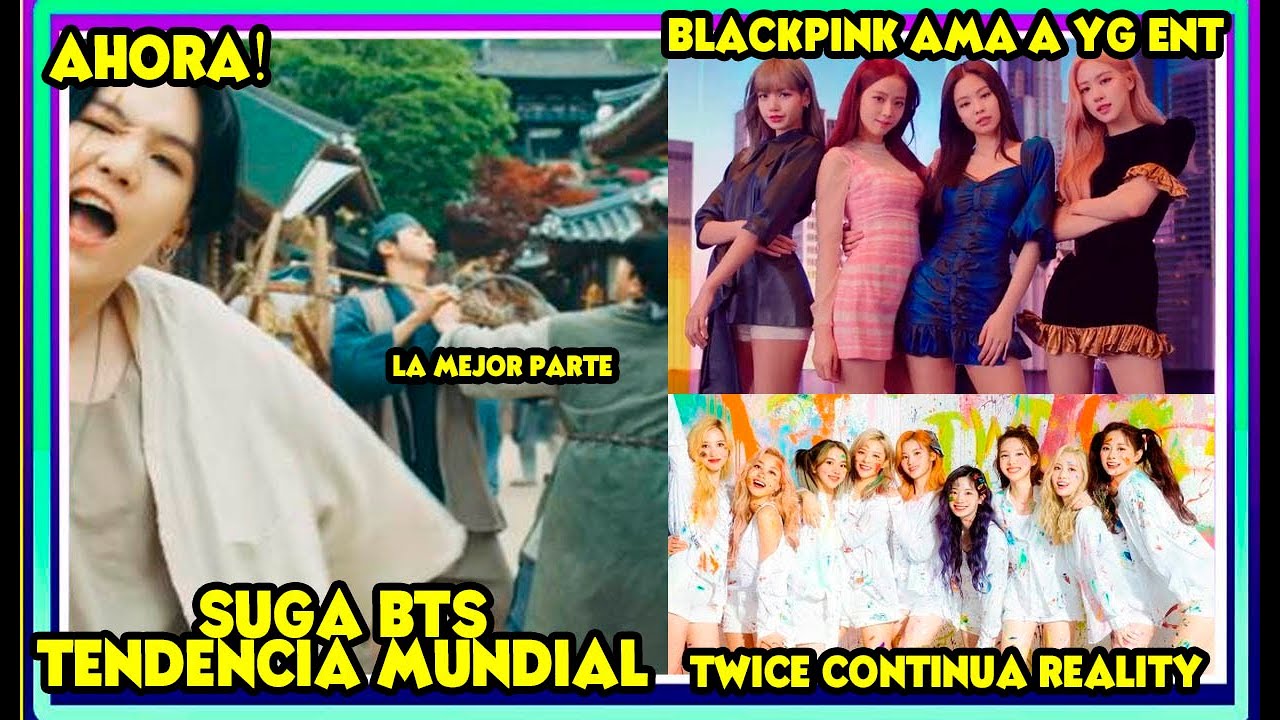 SUGA BTS SE HACE VIRAL! LISA BLACKPINK DEMUESTRA SU AMOR! TWICE REALITY ...